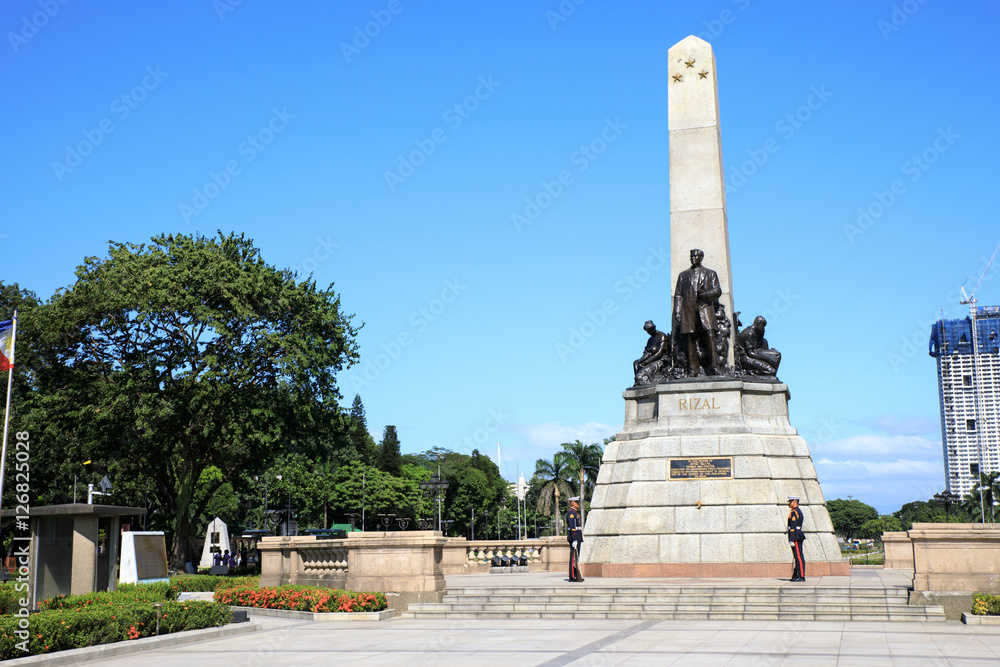 Fotografia do Stock: Monument in memory of Jose Rizal(National hero) at ...