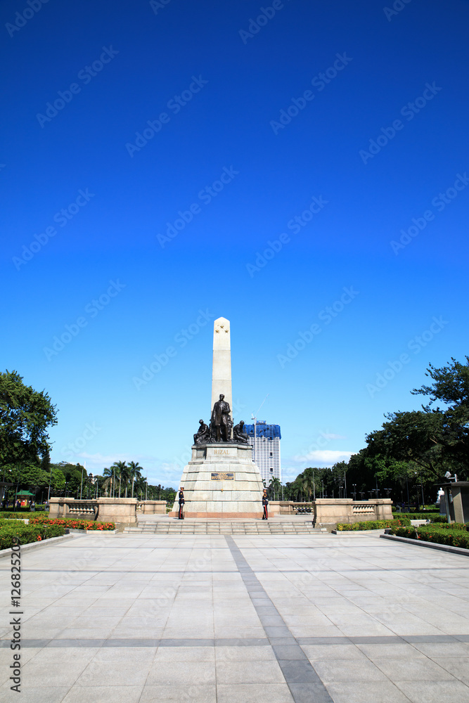 Monument in memory of Jose Rizal(National hero) at Rizal park in Metro ...