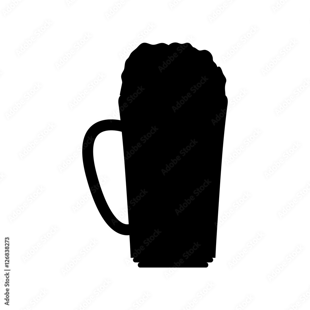 Delicious cold beer icon vector illustration graphic design Stock ...