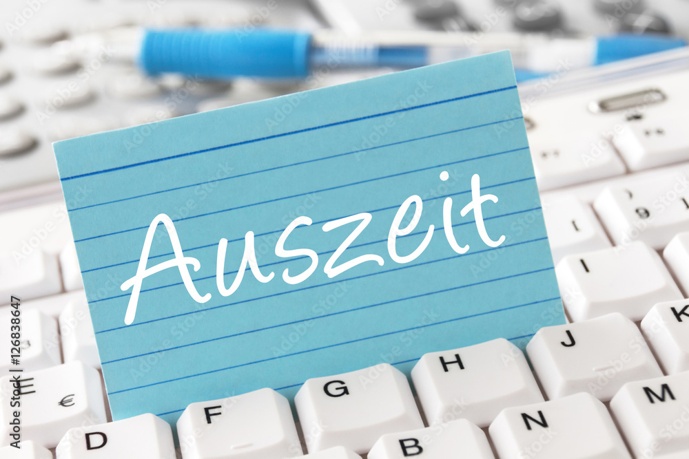 Auszeit Stock-Foto | Adobe Stock