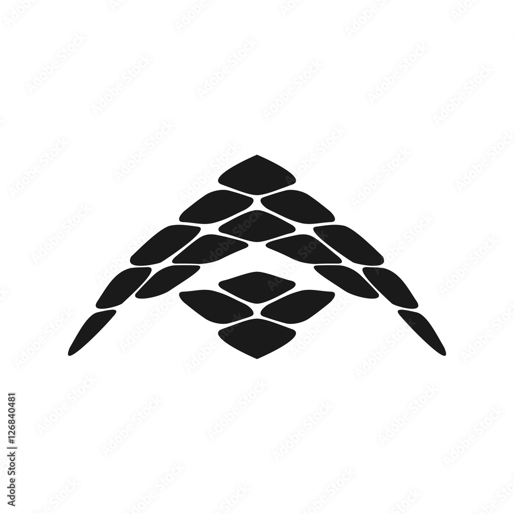 fish tail logo design Stock Vector | Adobe Stock