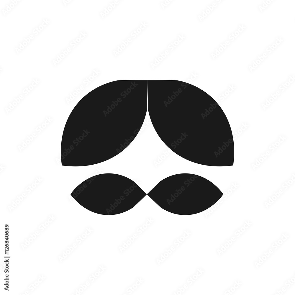 Abstract face logo design, face logo design Stock Vector | Adobe Stock