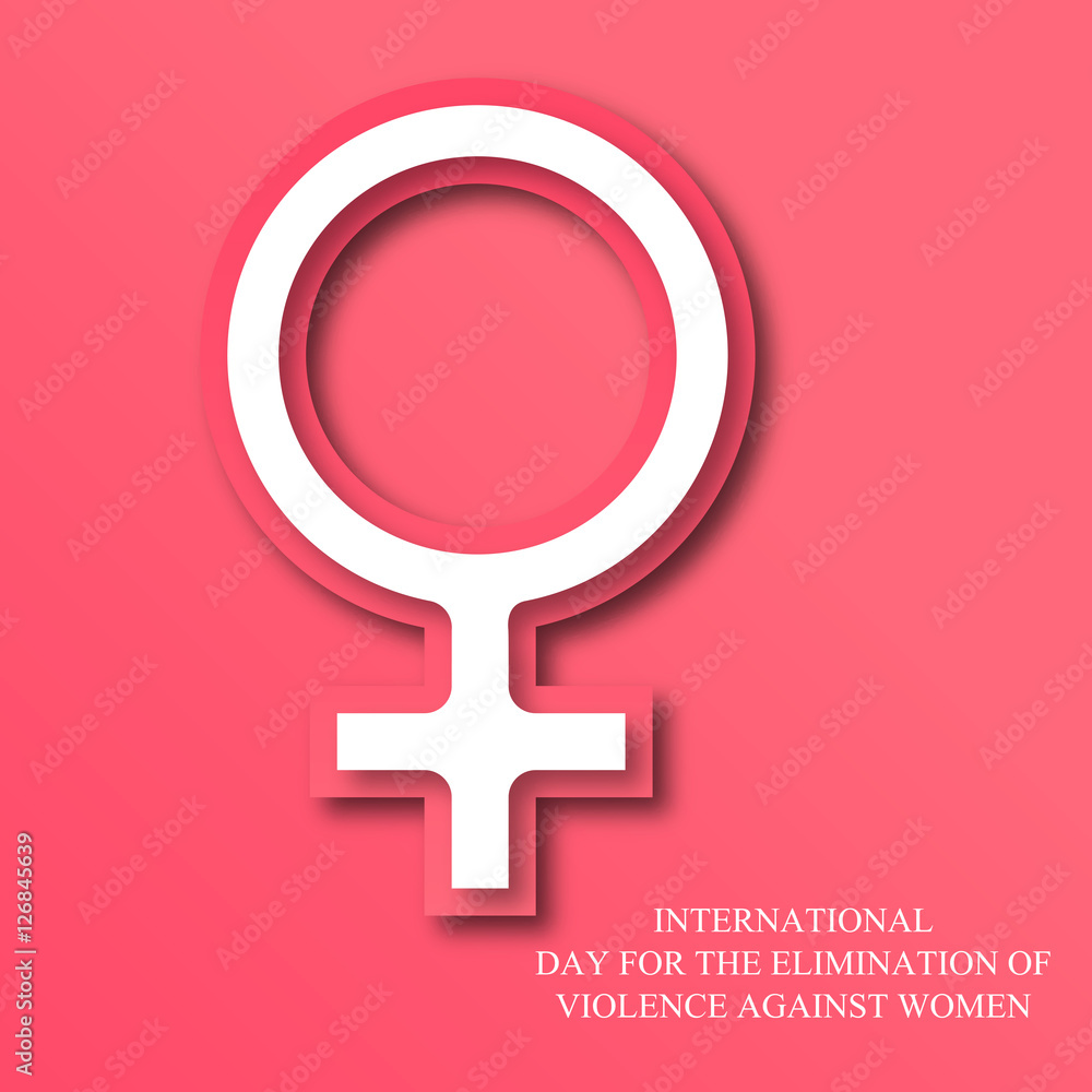International Day for the Elimination of Violence Against Women Stock ...