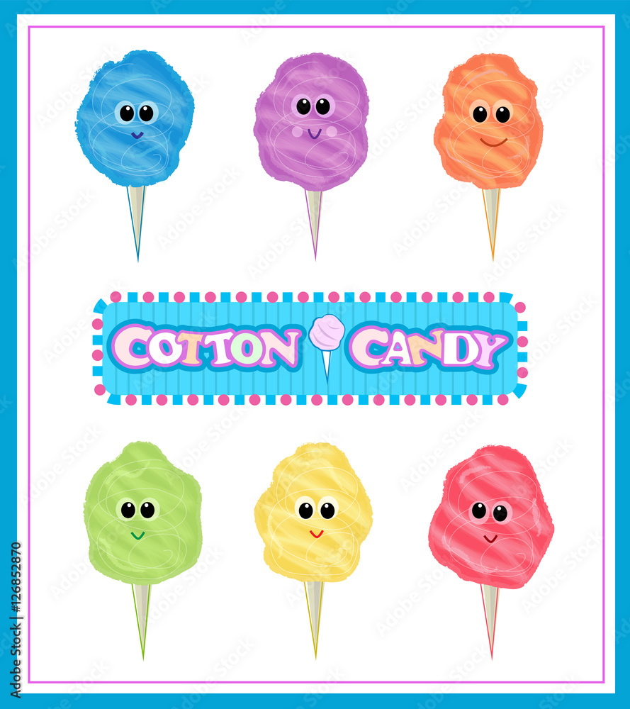 Cute Candy With Faces