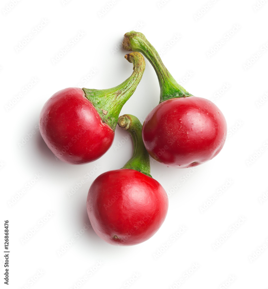 Round red chili peppers. Stock Photo | Adobe Stock