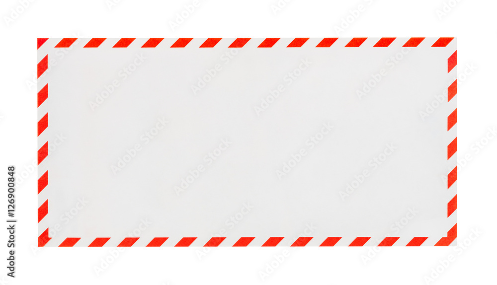 Mail envelope on white background Stock Photo | Adobe Stock