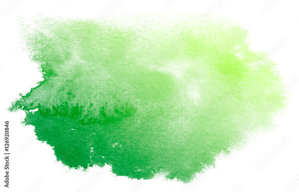 Abstract green watercolor on white background.This is watercolor splash ... Abstract green watercolor on white background.This is watercolor splash ...