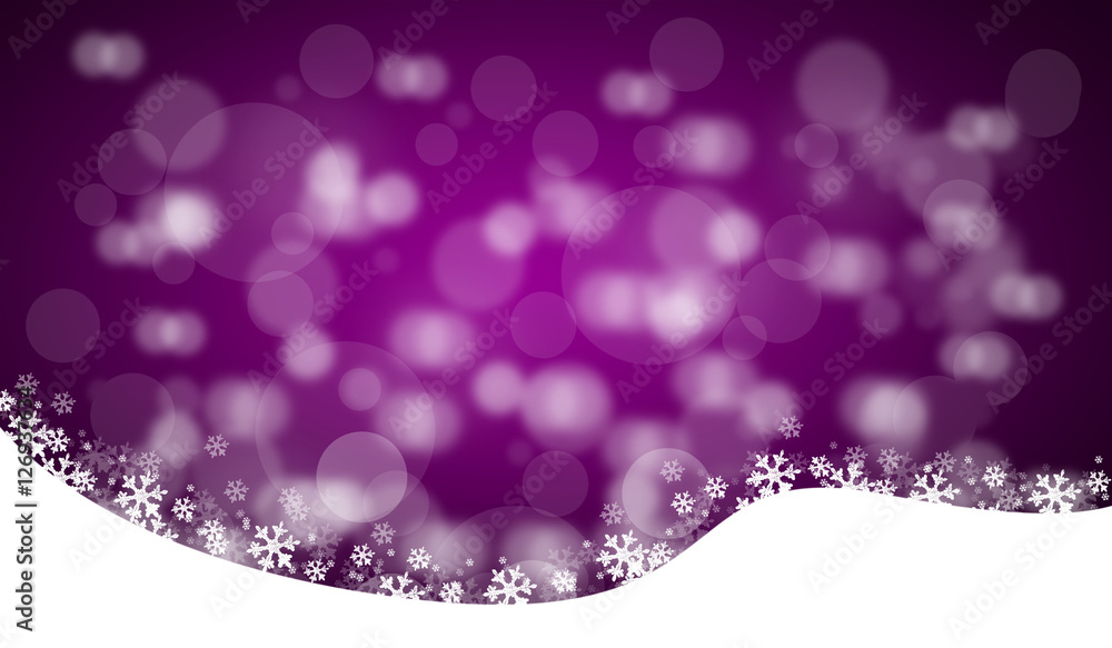Purple christmas background Stock Illustration | Adobe Stock