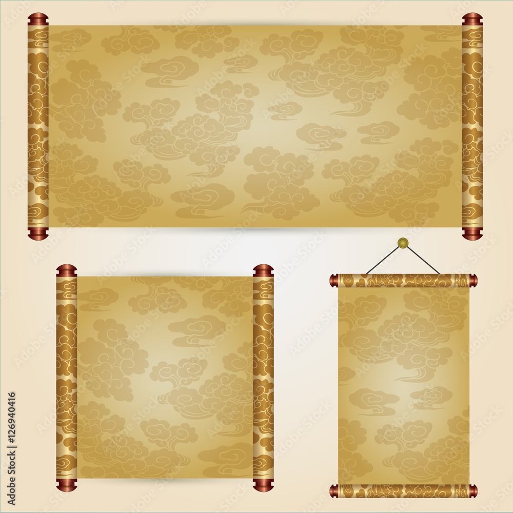 Ancient Chinese Paper Scrolls