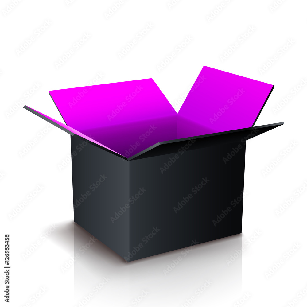 box on white background Stock Vector | Adobe Stock