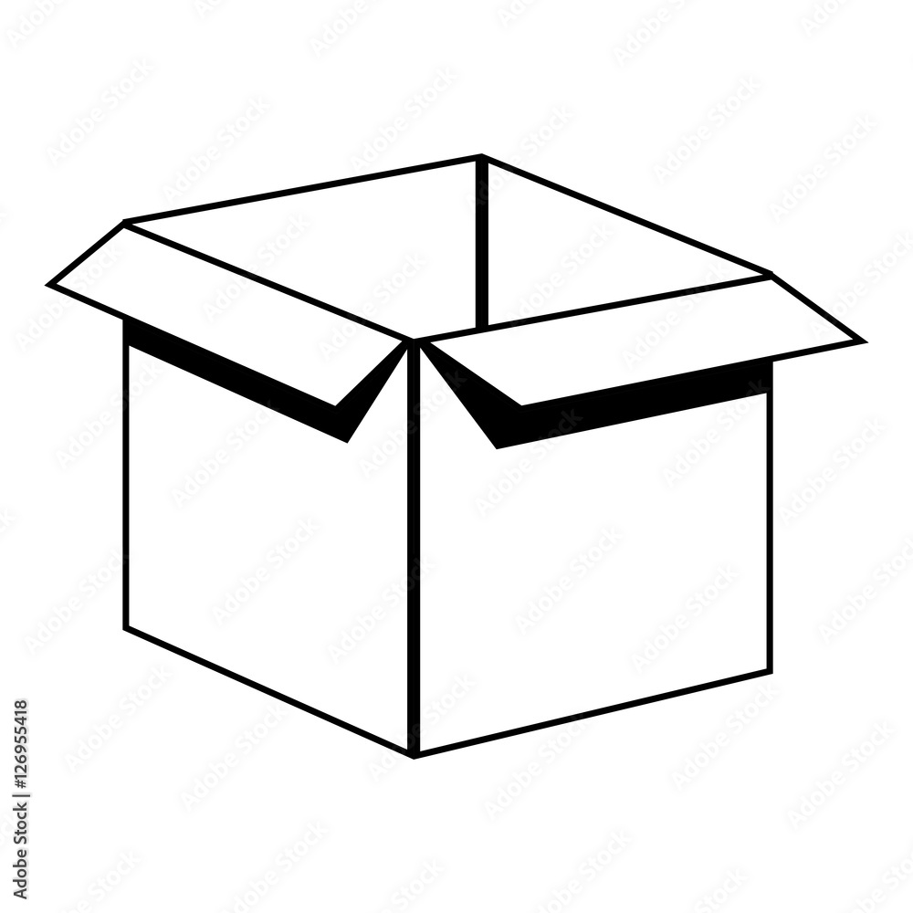 Vecteur Stock box carton packing icon vector illustration design ...