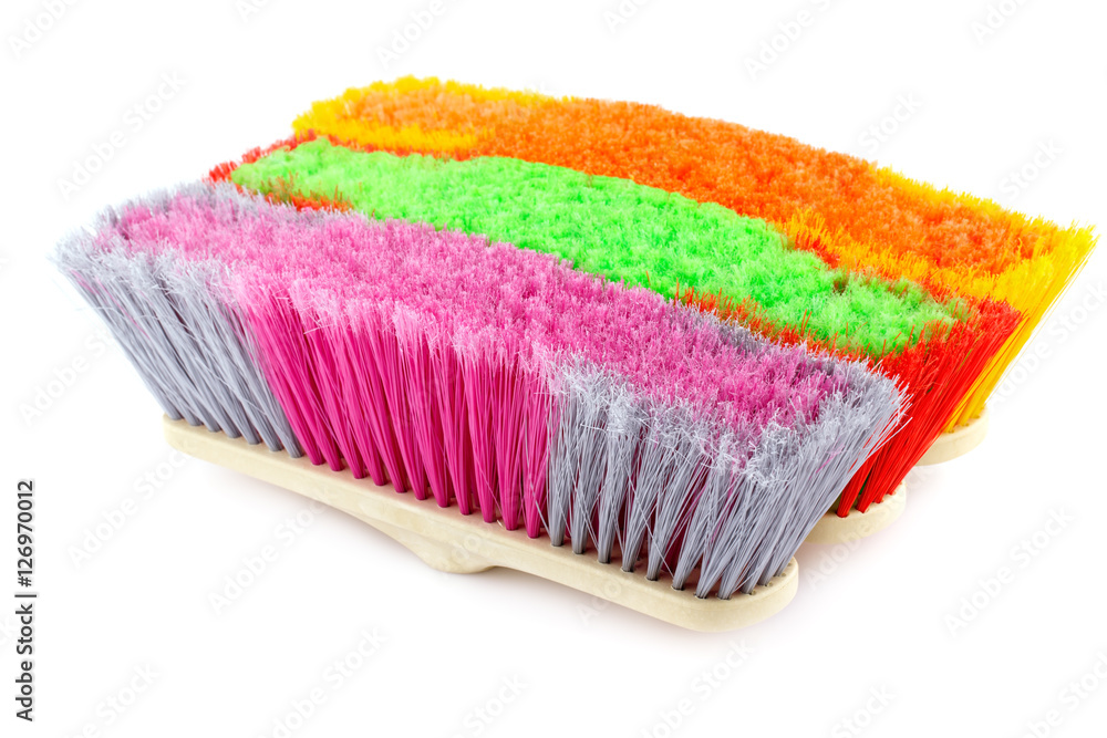 Colorful brooms Stock Photo | Adobe Stock
