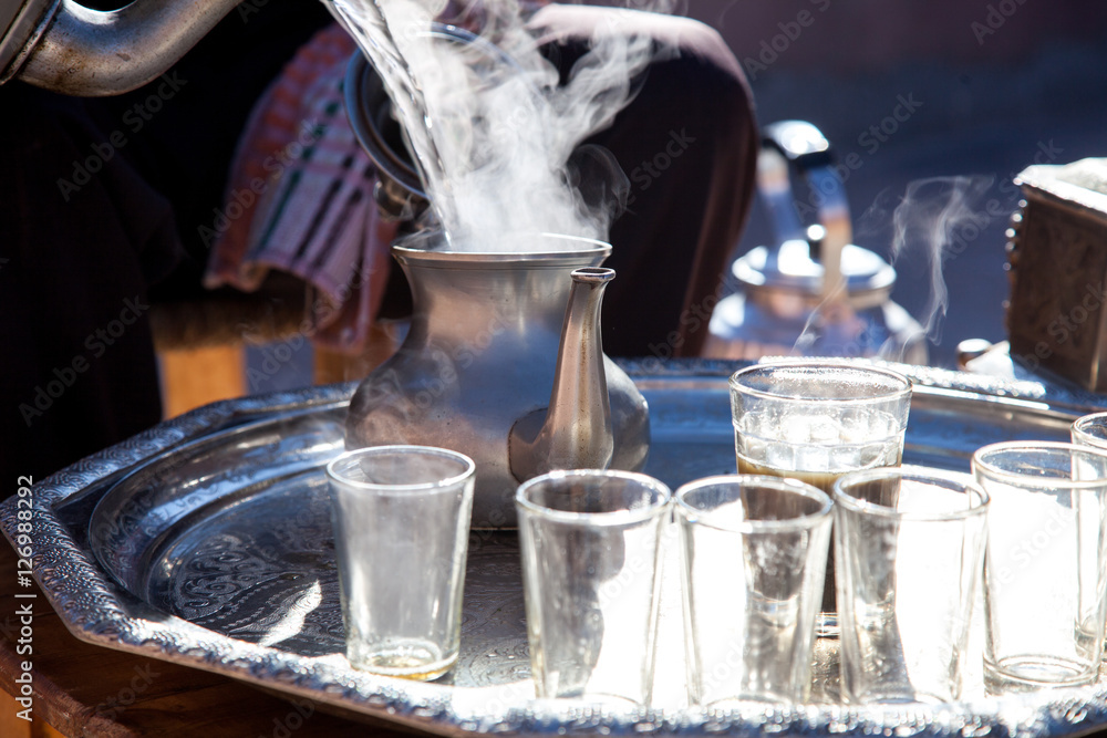 Marokkanischer Minztee Stock-Foto | Adobe Stock