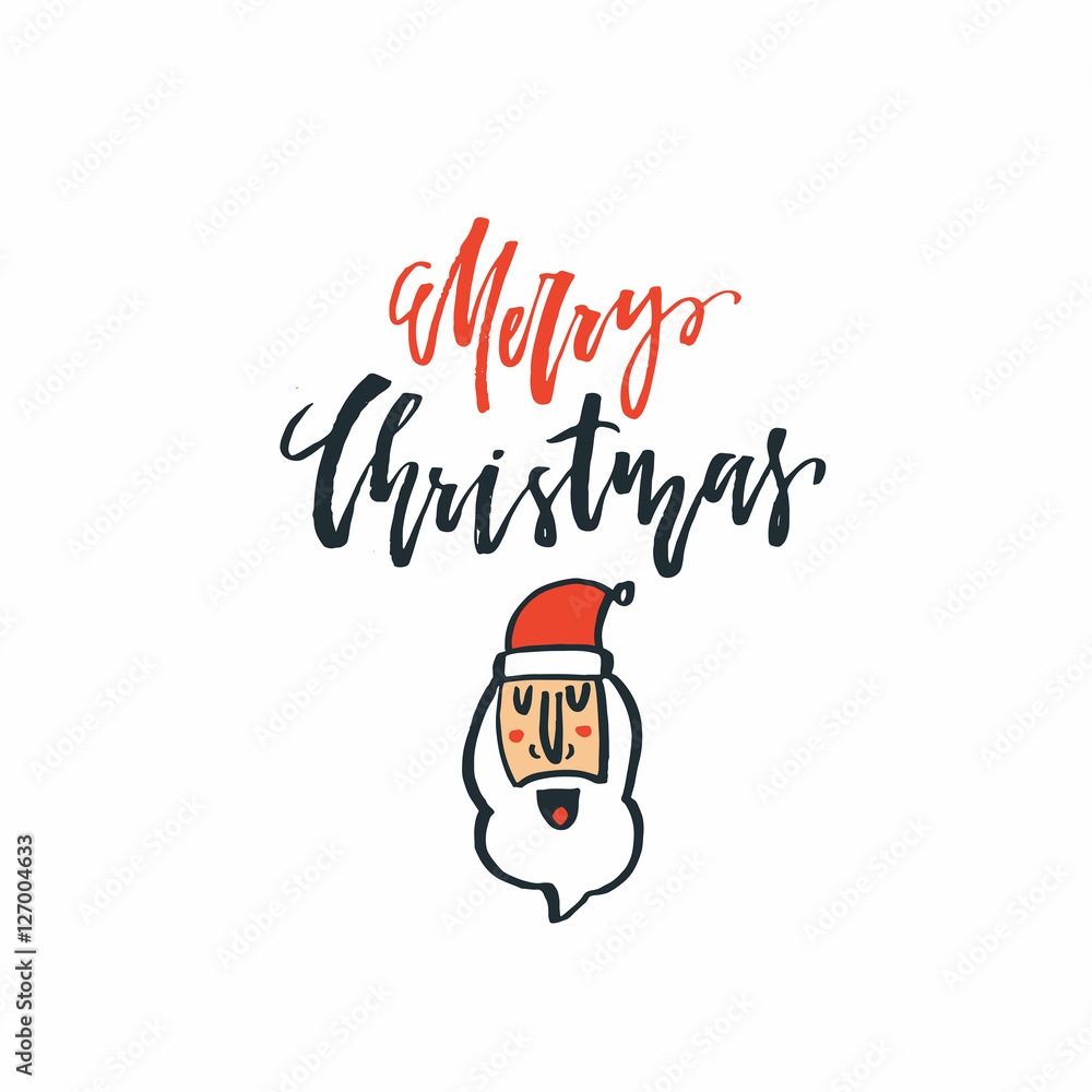 Christmas Lettering Design Stock Vector | Adobe Stock
