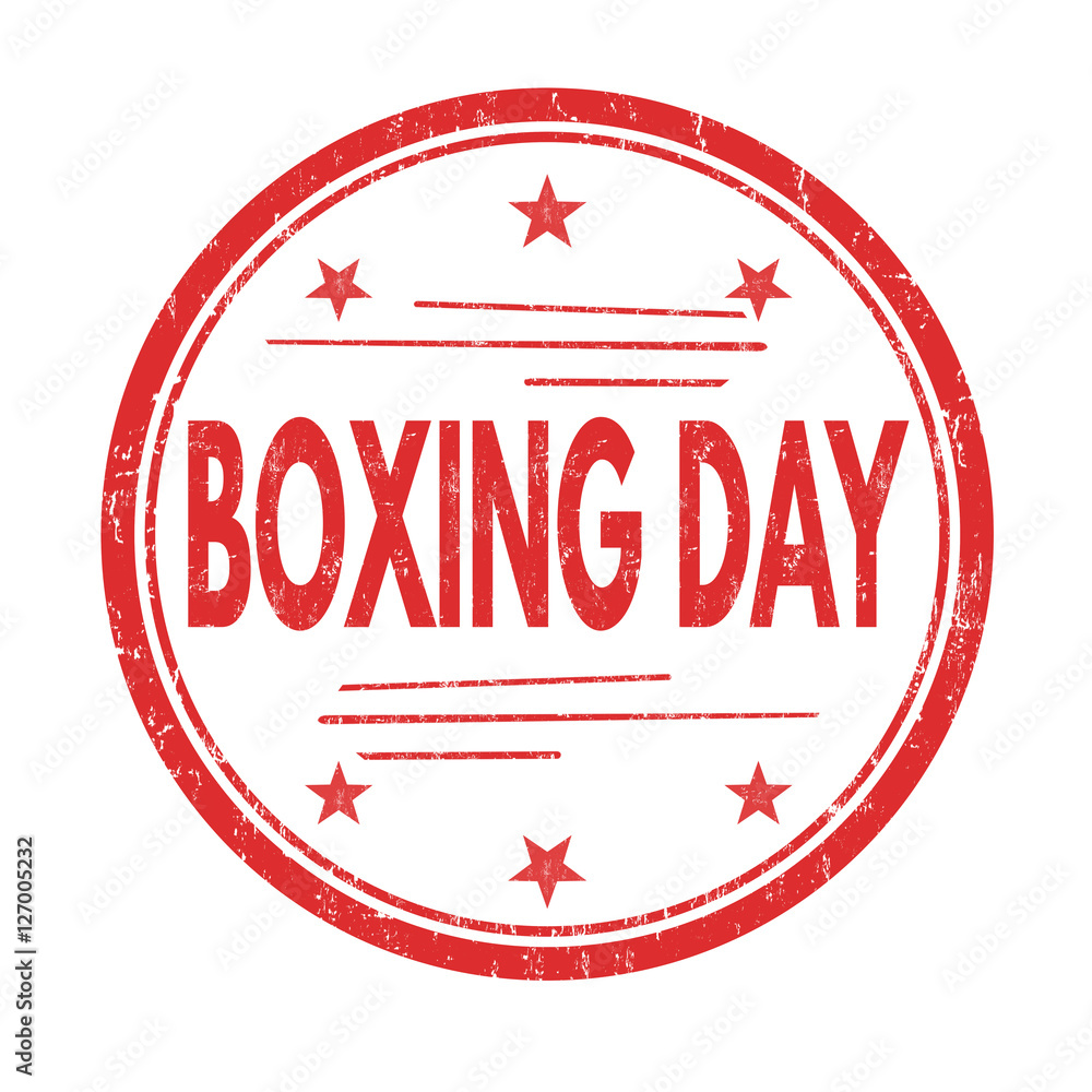 Vecteur Stock Boxing day sign or stamp | Adobe Stock