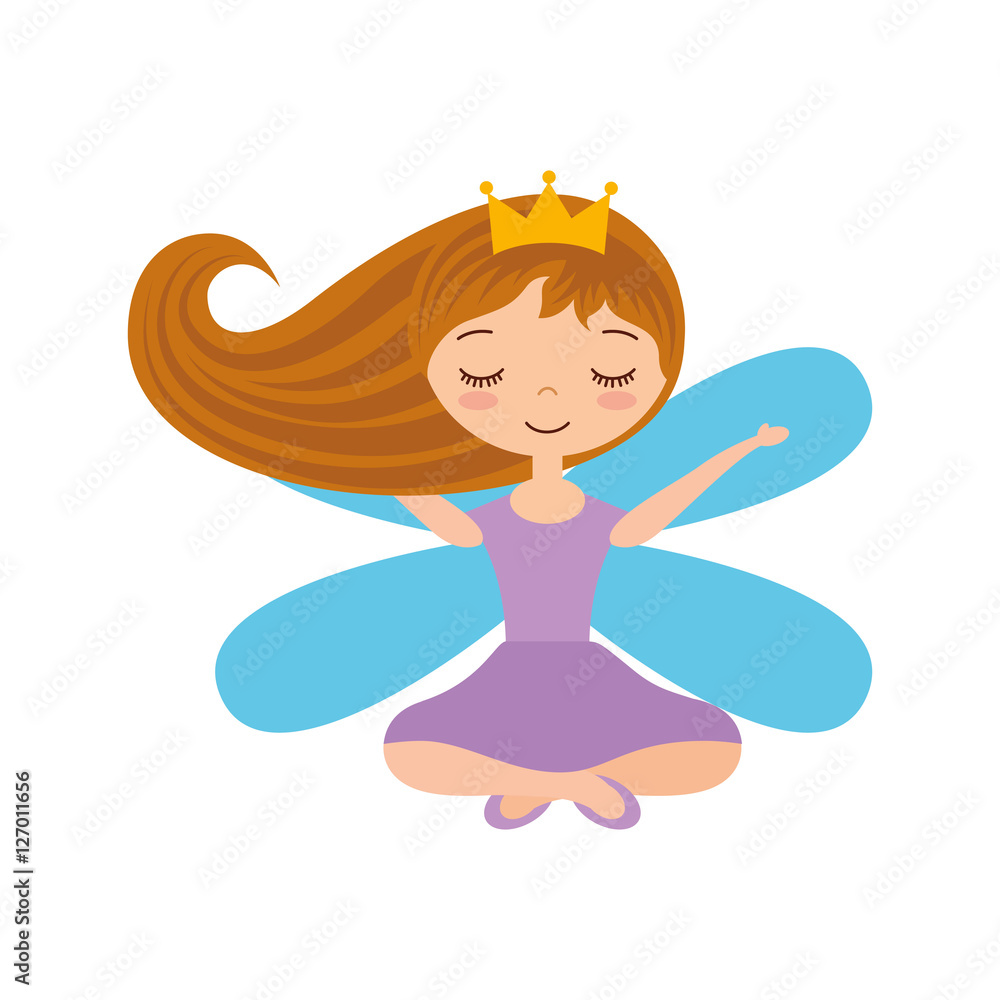 cute Fairy Godmother character vector illustration design Stock Vector ...