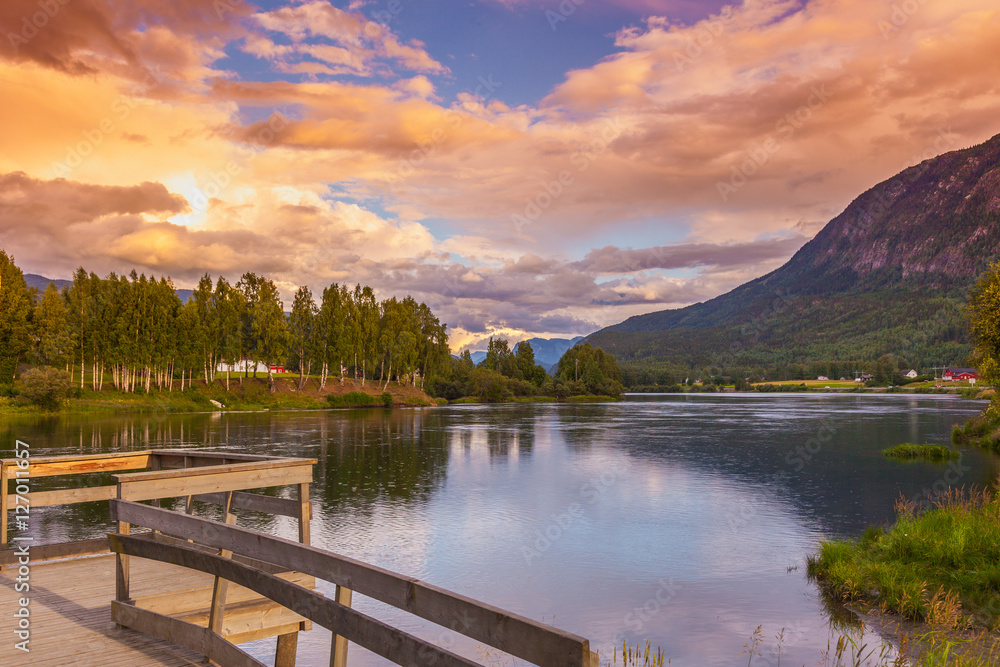 Beautiful Lake Sunset