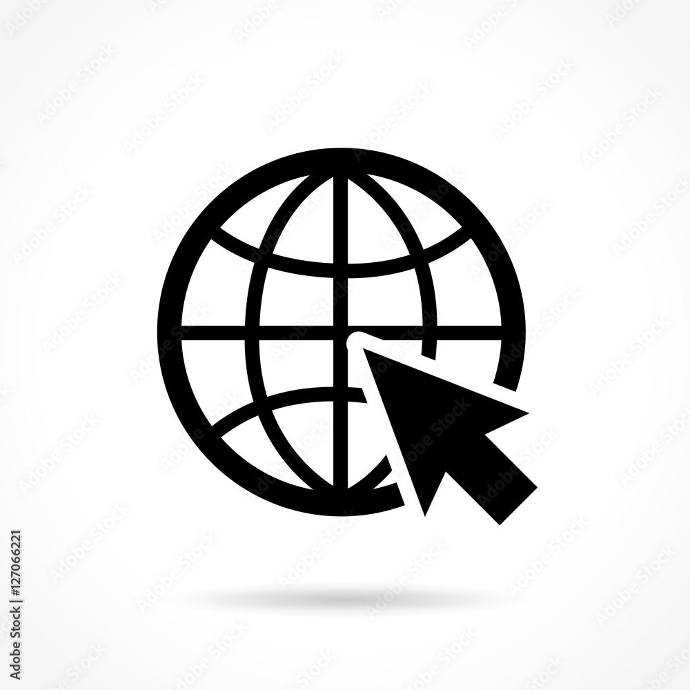 web icon on white background Stock Vector | Adobe Stock