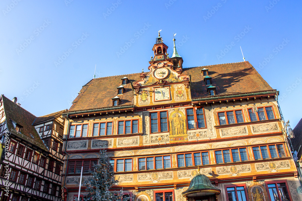 Tübingen, Rathaus Stock Photo | Adobe Stock