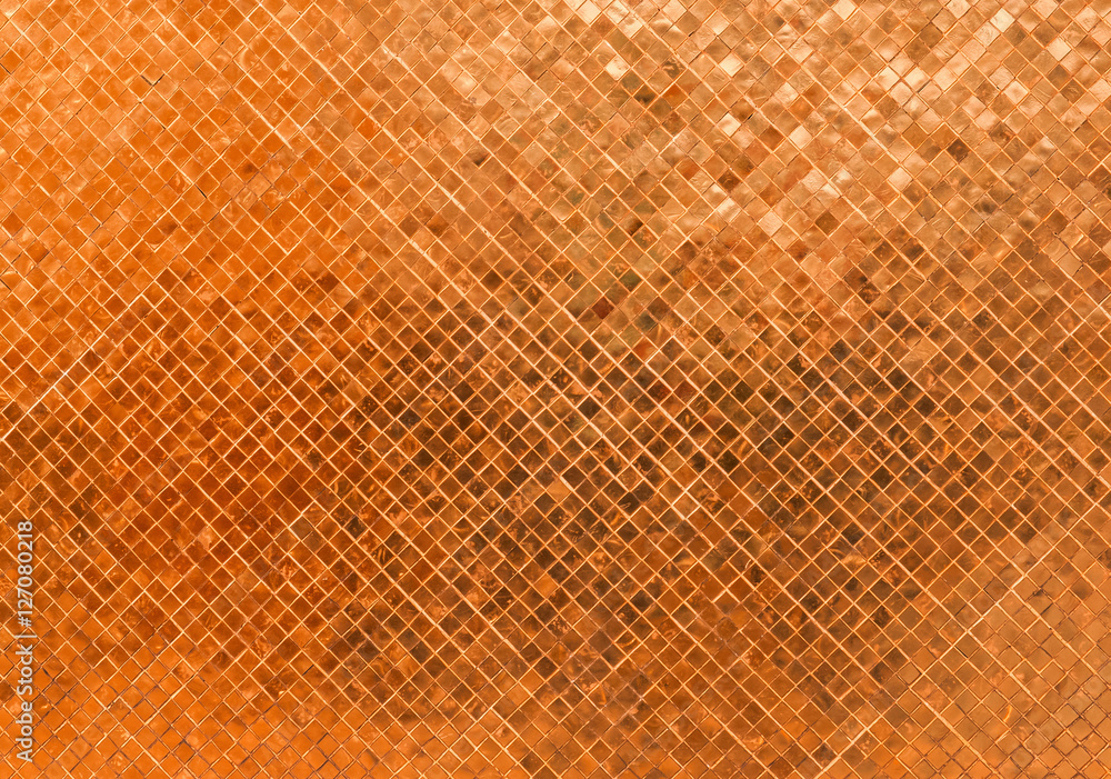 Orange Glass Tile