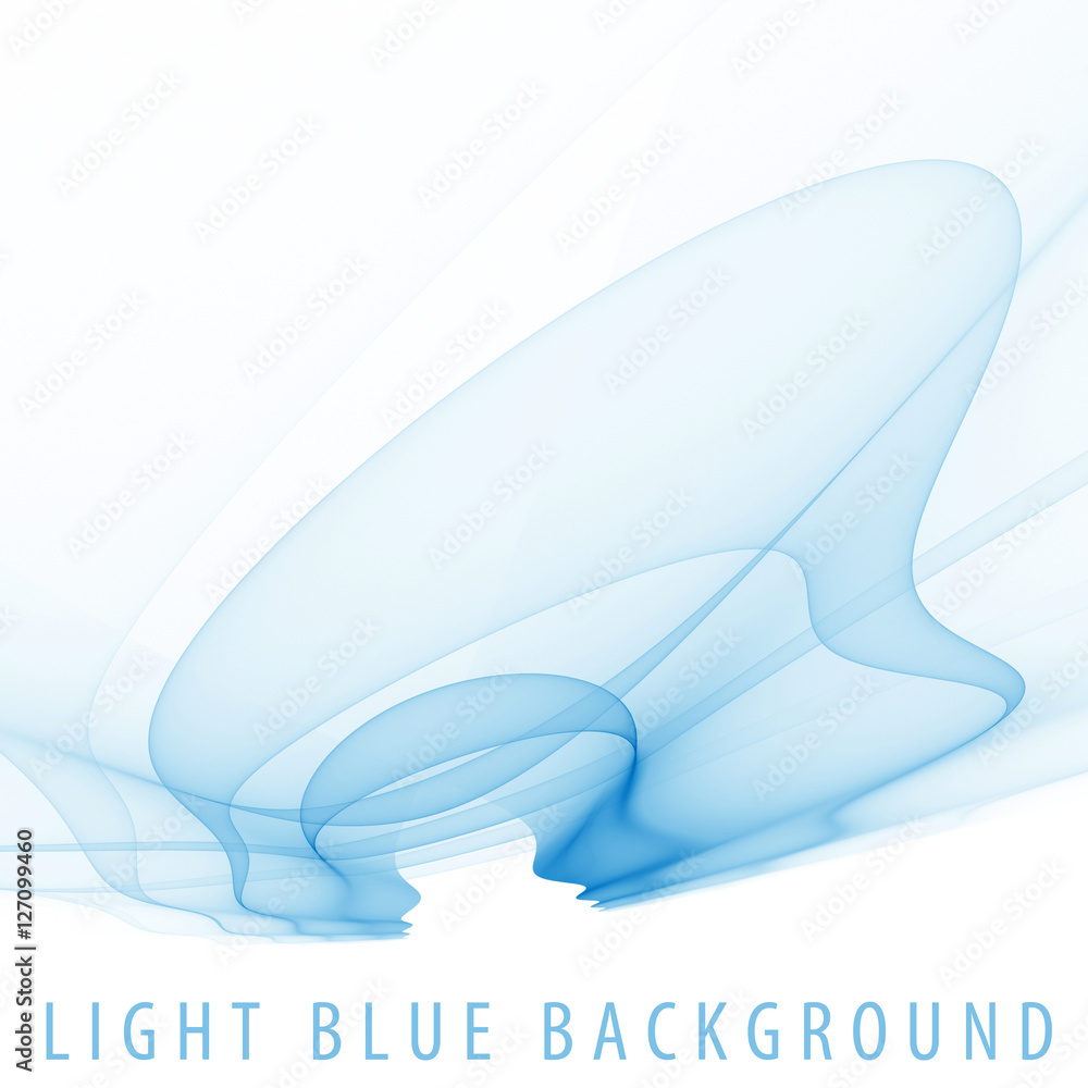 Abstract background with light blue translucent shape Stock ...