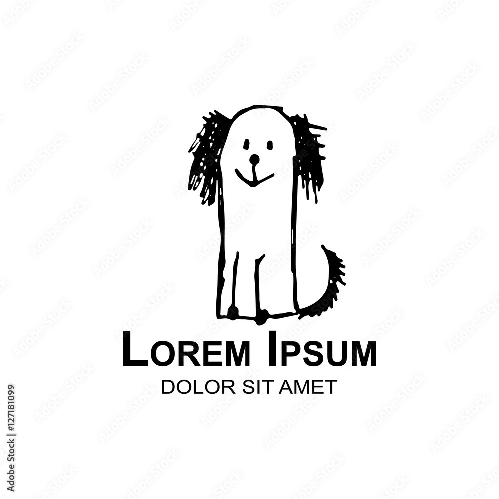 Dog logo for your design Stock Vector | Adobe Stock