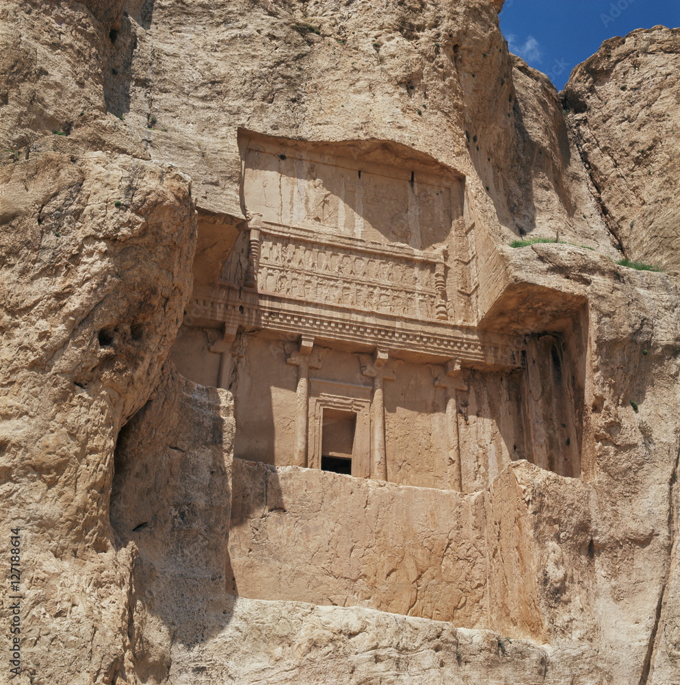 Rock cut tomb of Xerxes, Naqsh-e Rustam, Iran Stock Photo | Adobe Stock
