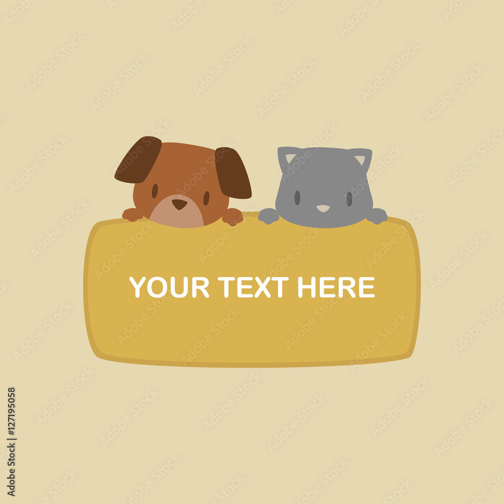 Pet sign vector isaolated Stock Vector | Adobe Stock