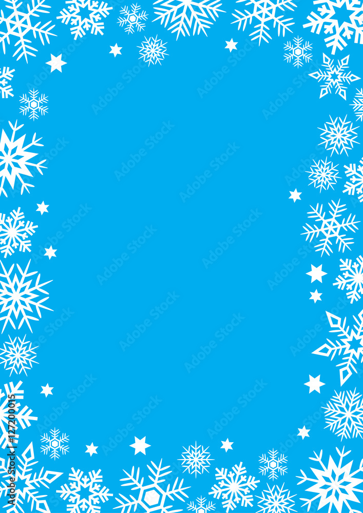 snowflake winter background Stock Vector | Adobe Stock