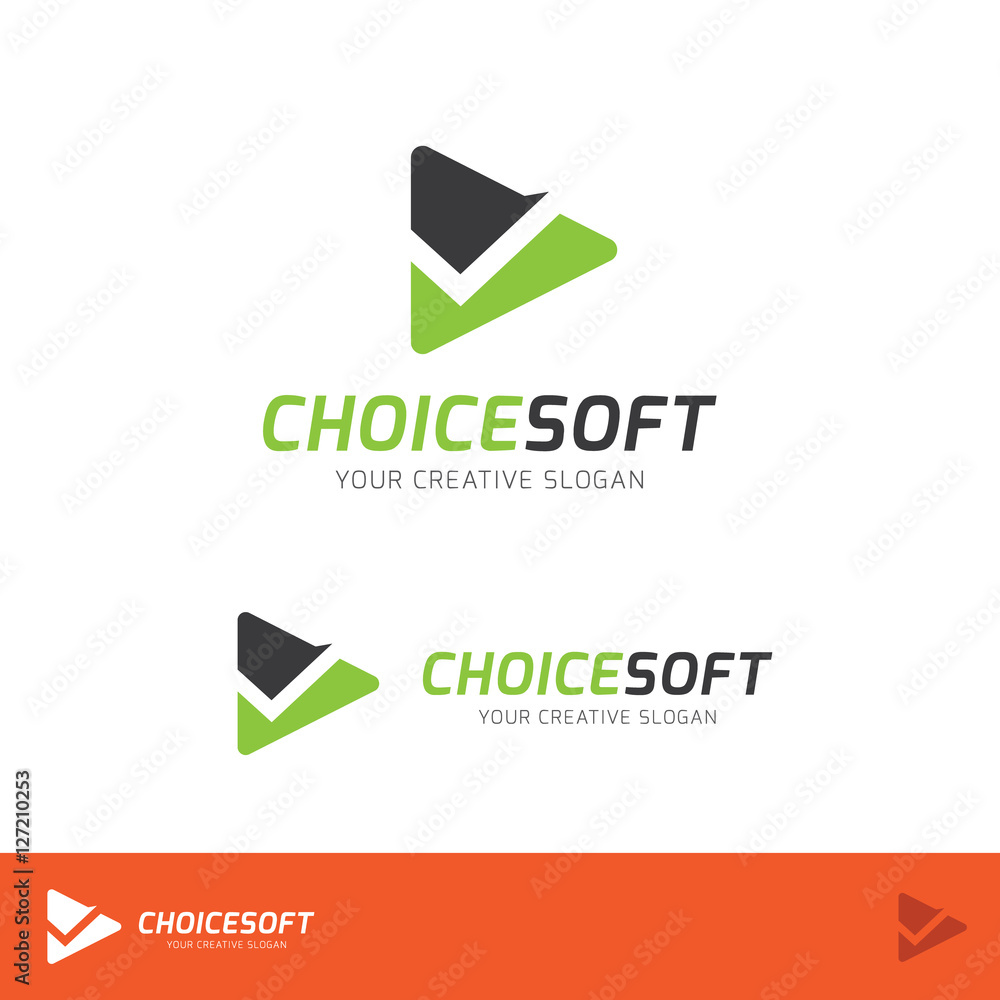 software logo, Choice Software logo template. Stock Vector | Adobe Stock