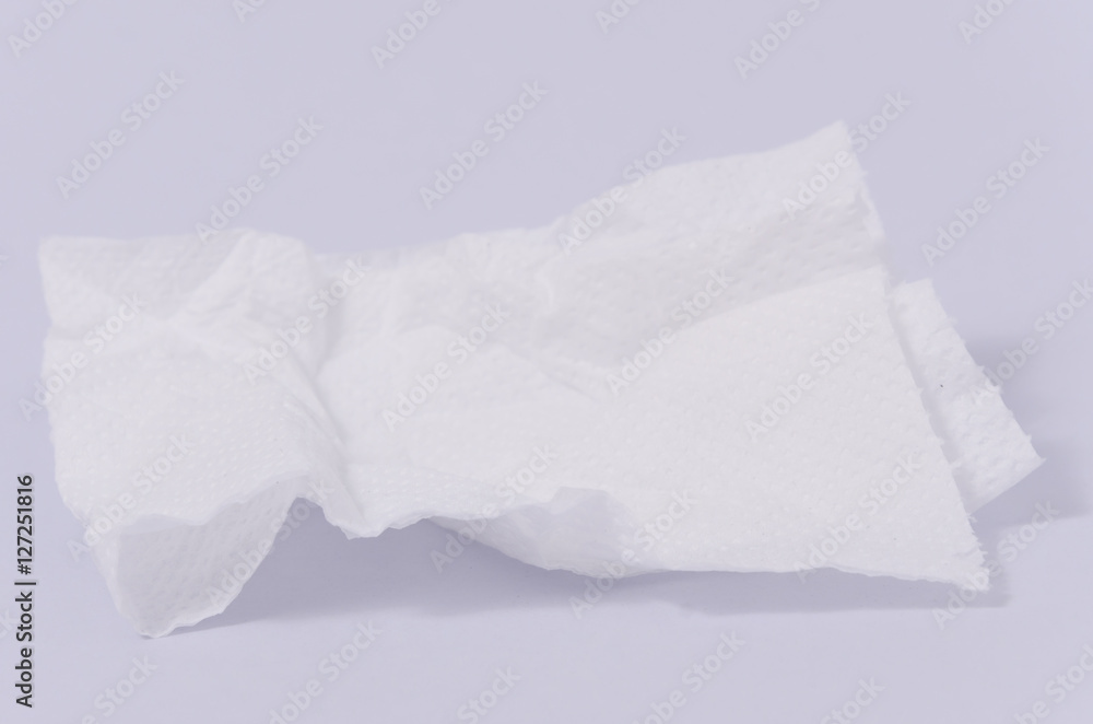 Tissue paper isolated on white background Stock Photo | Adobe Stock