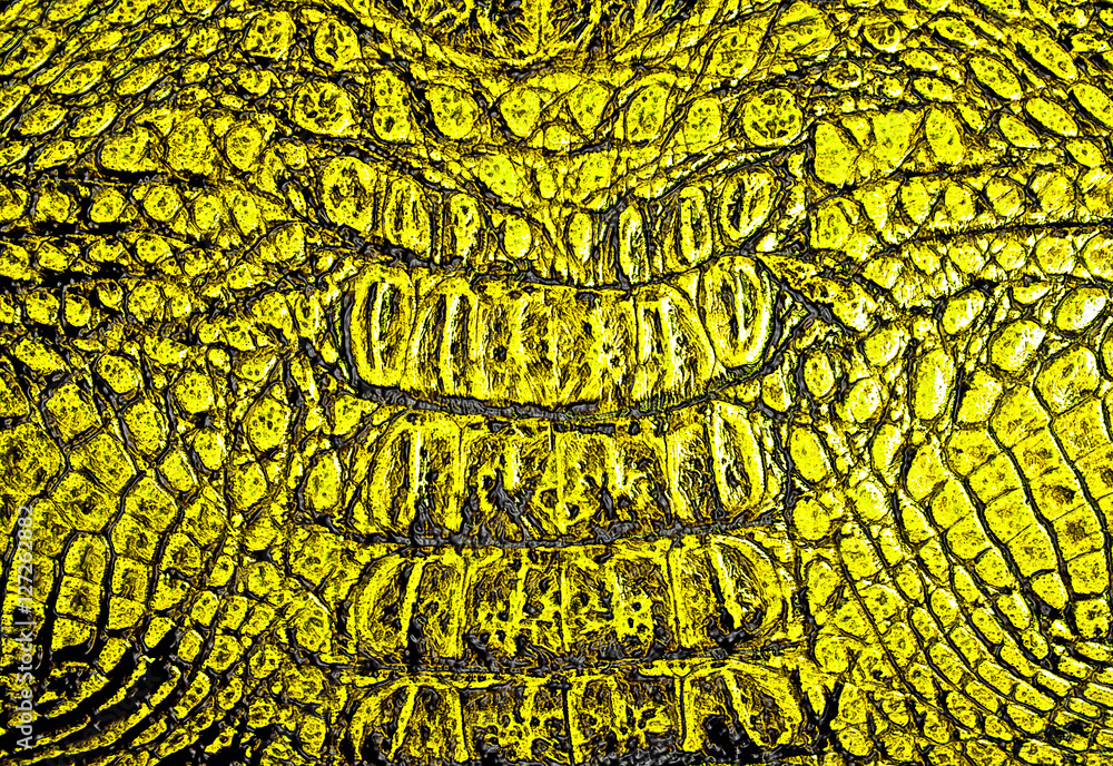 Yellow alligator patterned background Stock Illustration | Adobe Stock