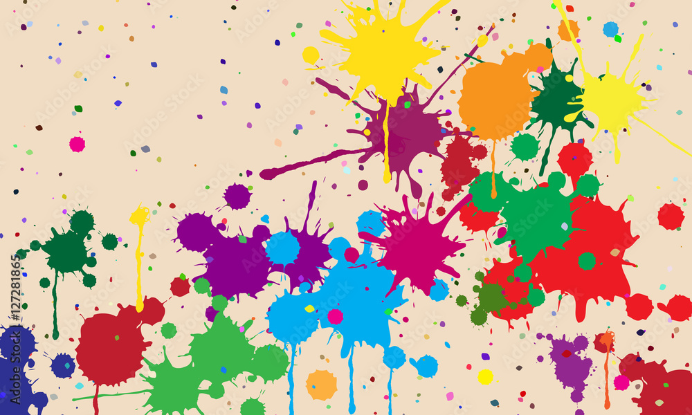 Abstract background of colored blots.Vector Stock Vector | Adobe Stock