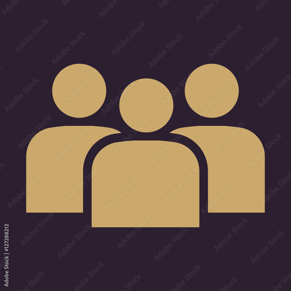 The management and teamwork icon. Team and group, teamwork, people ...