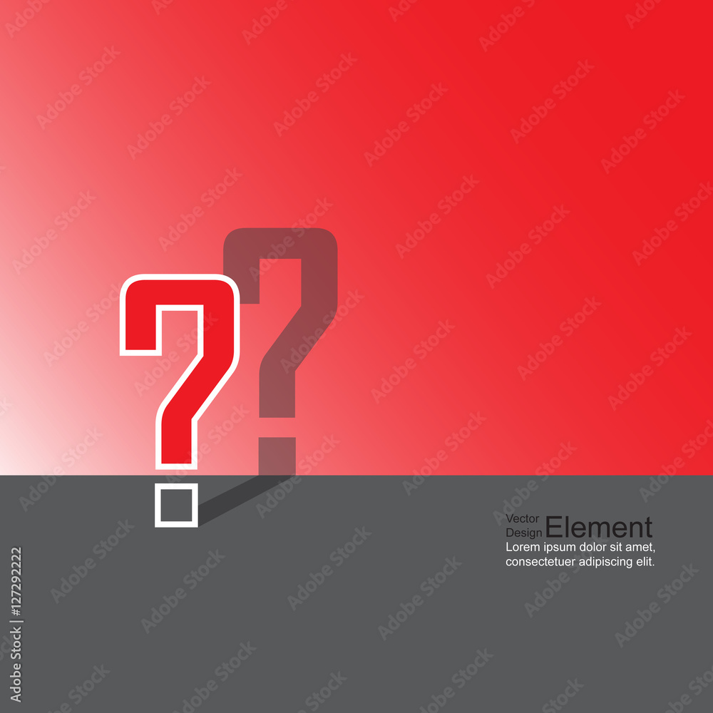 question mark design Stock Vector | Adobe Stock