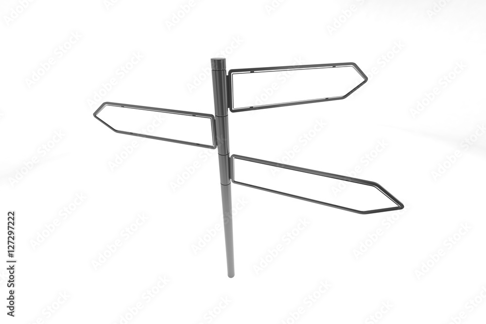 Wegweiser, Richtung, Strategie, Pfeil, Weg, Entscheidung Stock ...