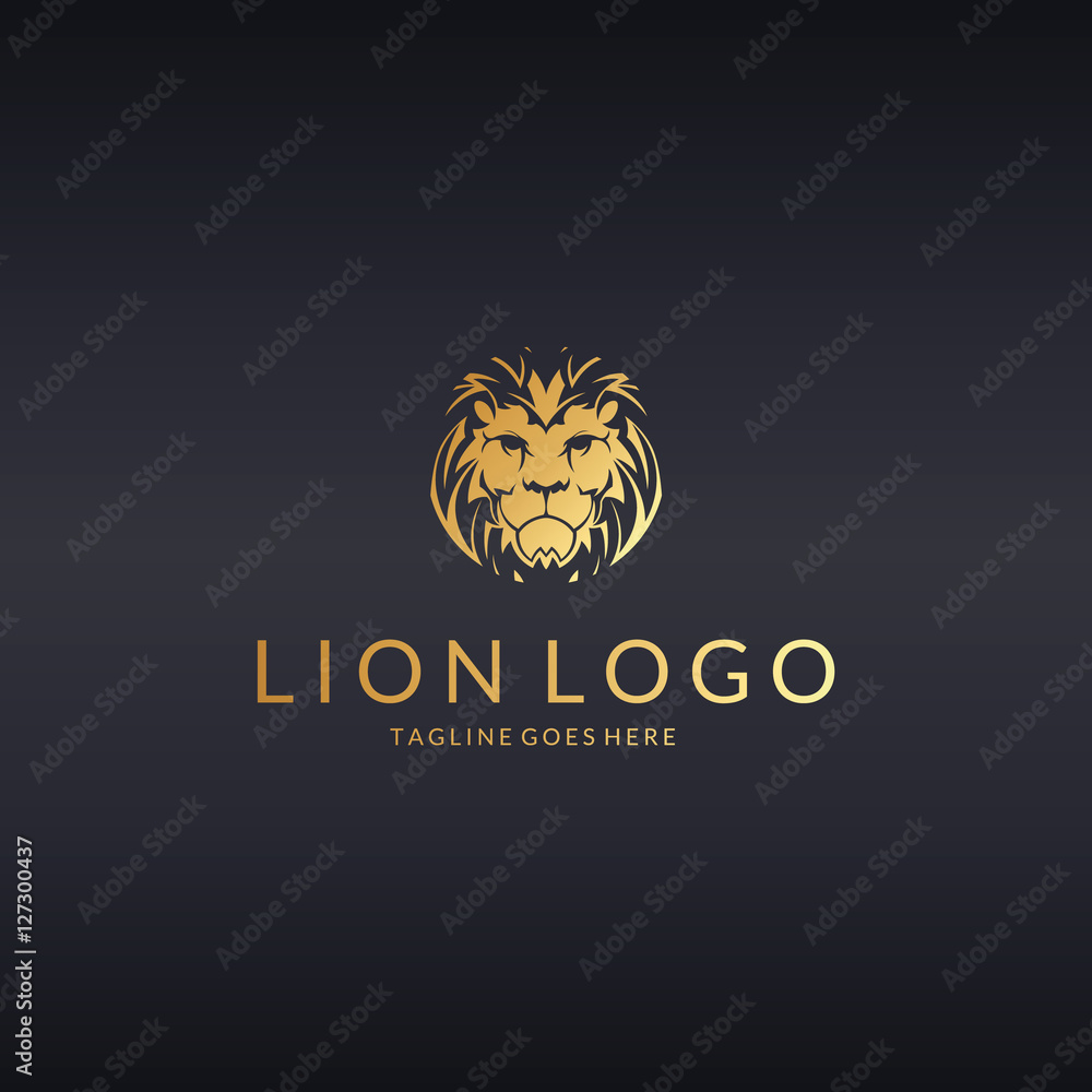 Lion logo. Logo template suitable for businesses and product names ...