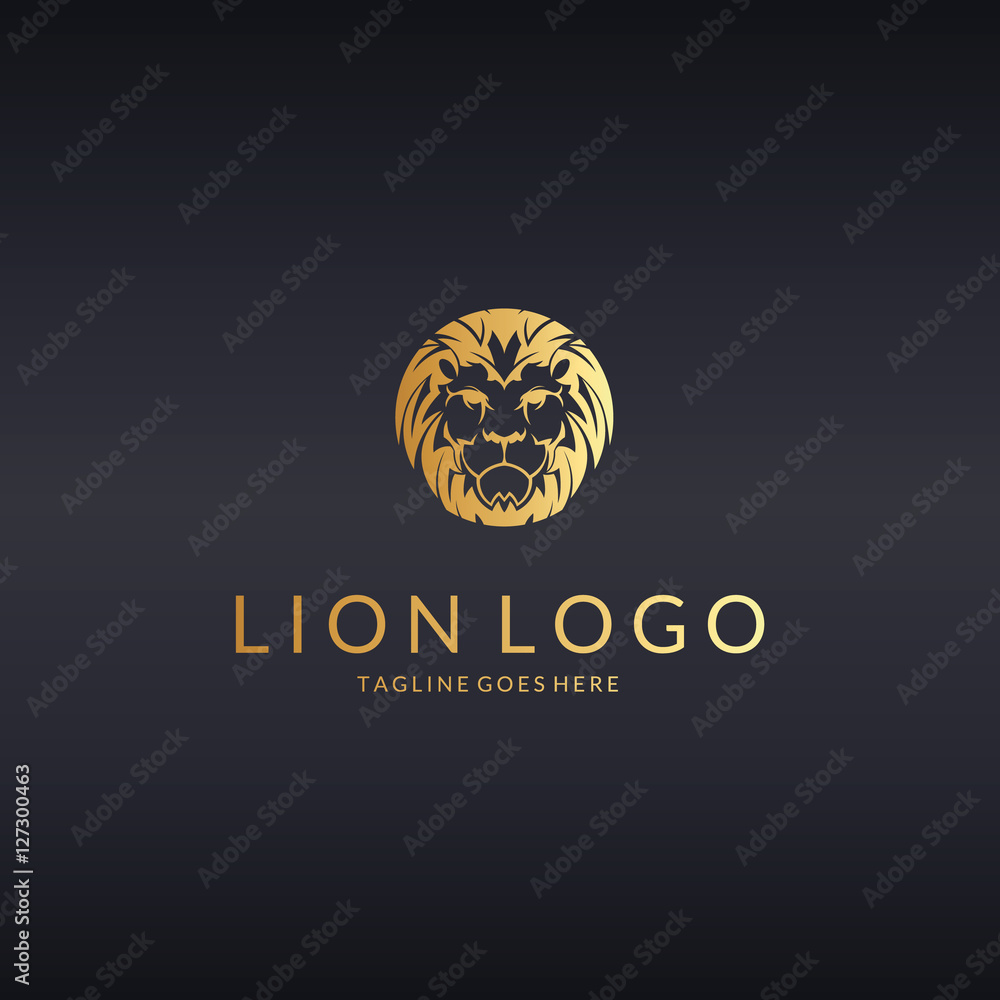Lion logo. Logo template suitable for businesses and product names ...