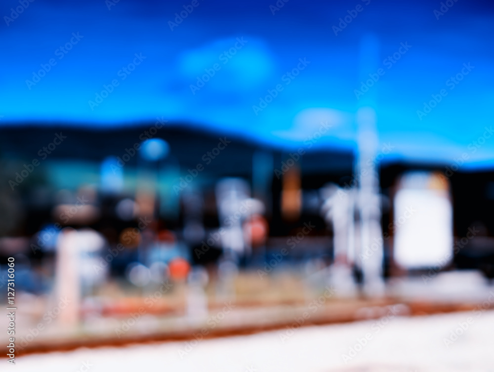 Weather station bokeh background Stock Photo | Adobe Stock