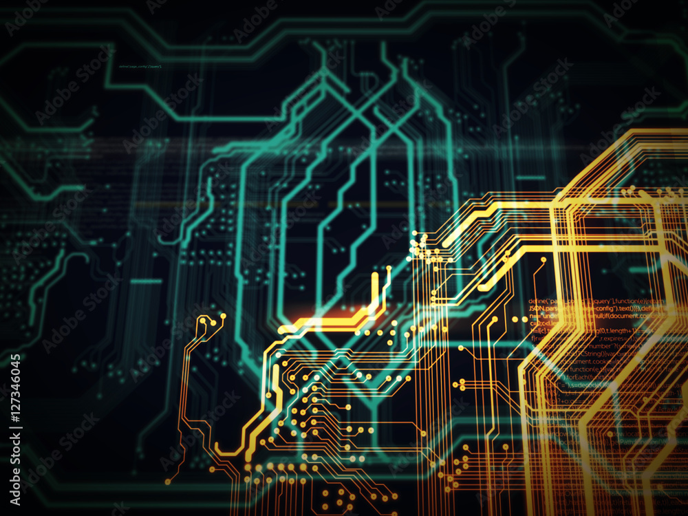 Technology background/Technology background of the abstract computer ...