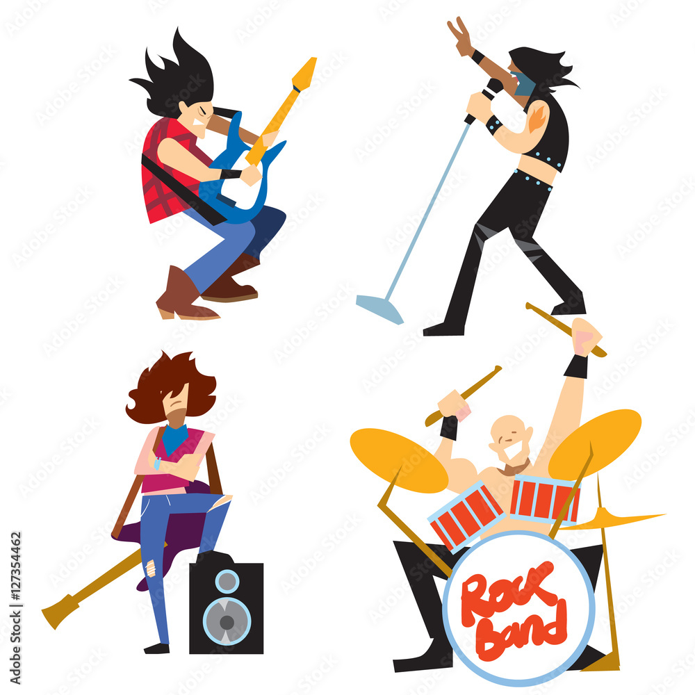 Rock Singer Clip Art