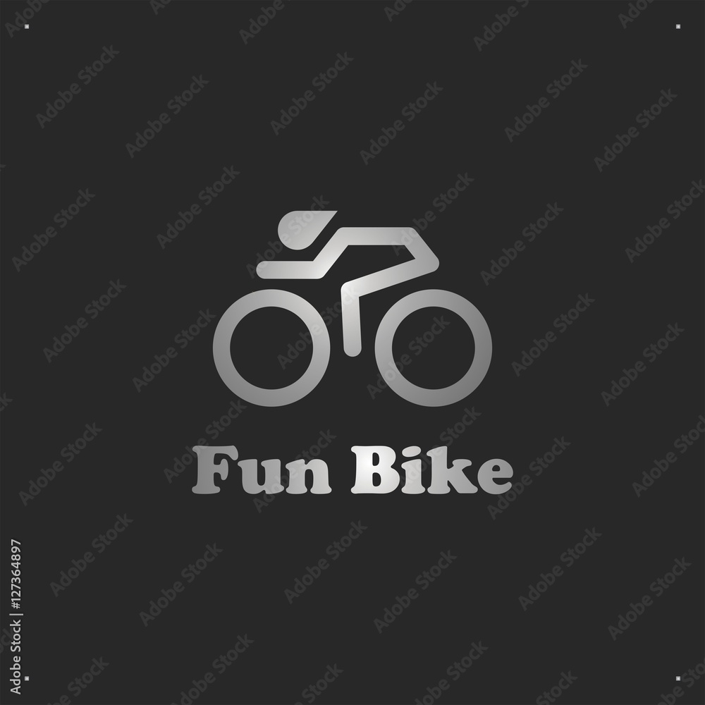 Logo concept "Infinity Bikes" Stock Illustration | Adobe Stock