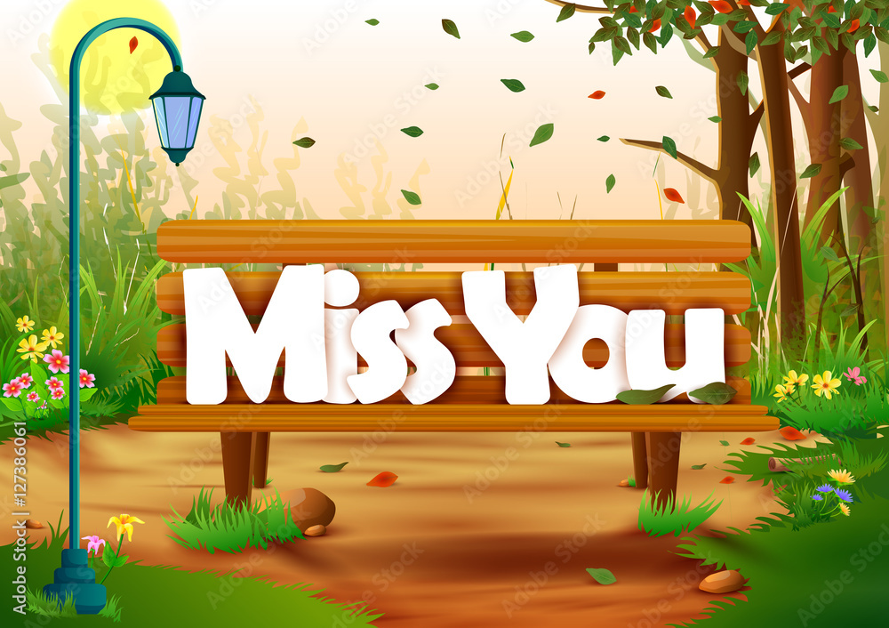 Cute I Miss U Wallpaper