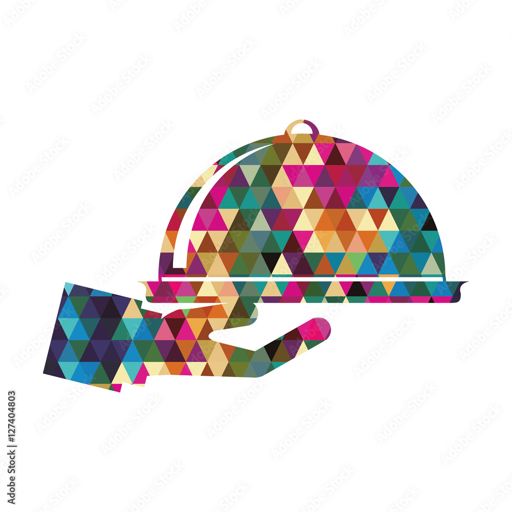 covered tray icon image vector illustration design Stock Vector | Adobe ...