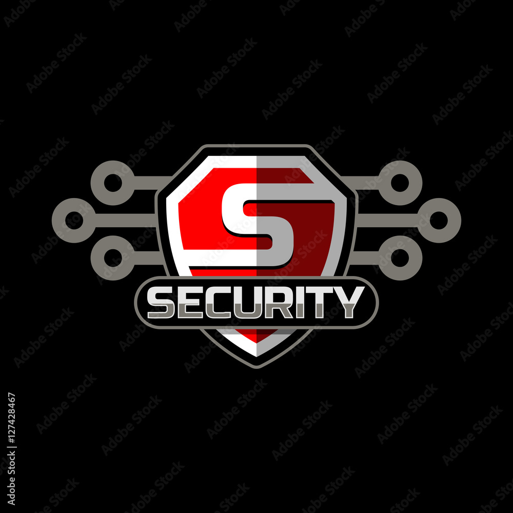 security logo badge vector Stock Vector | Adobe Stock