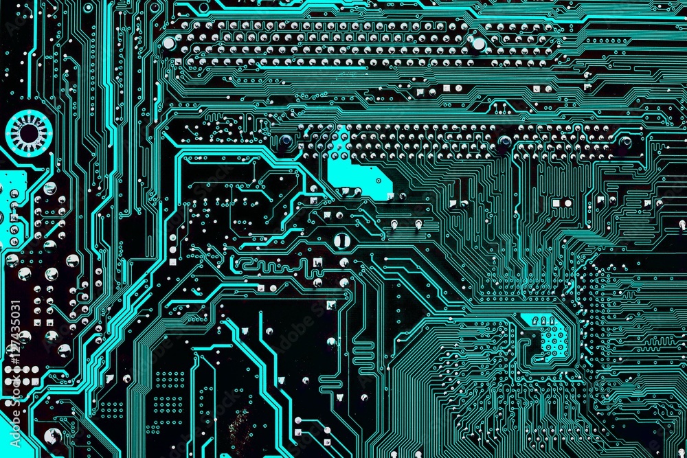 Computer electronic circuit abstract background Stock Photo | Adobe Stock