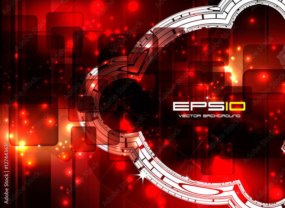 Abstract technical background Stock Vector | Adobe Stock