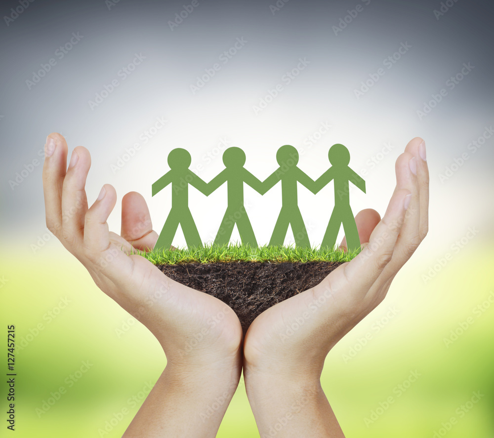 Paper unity people design Stock Photo | Adobe Stock