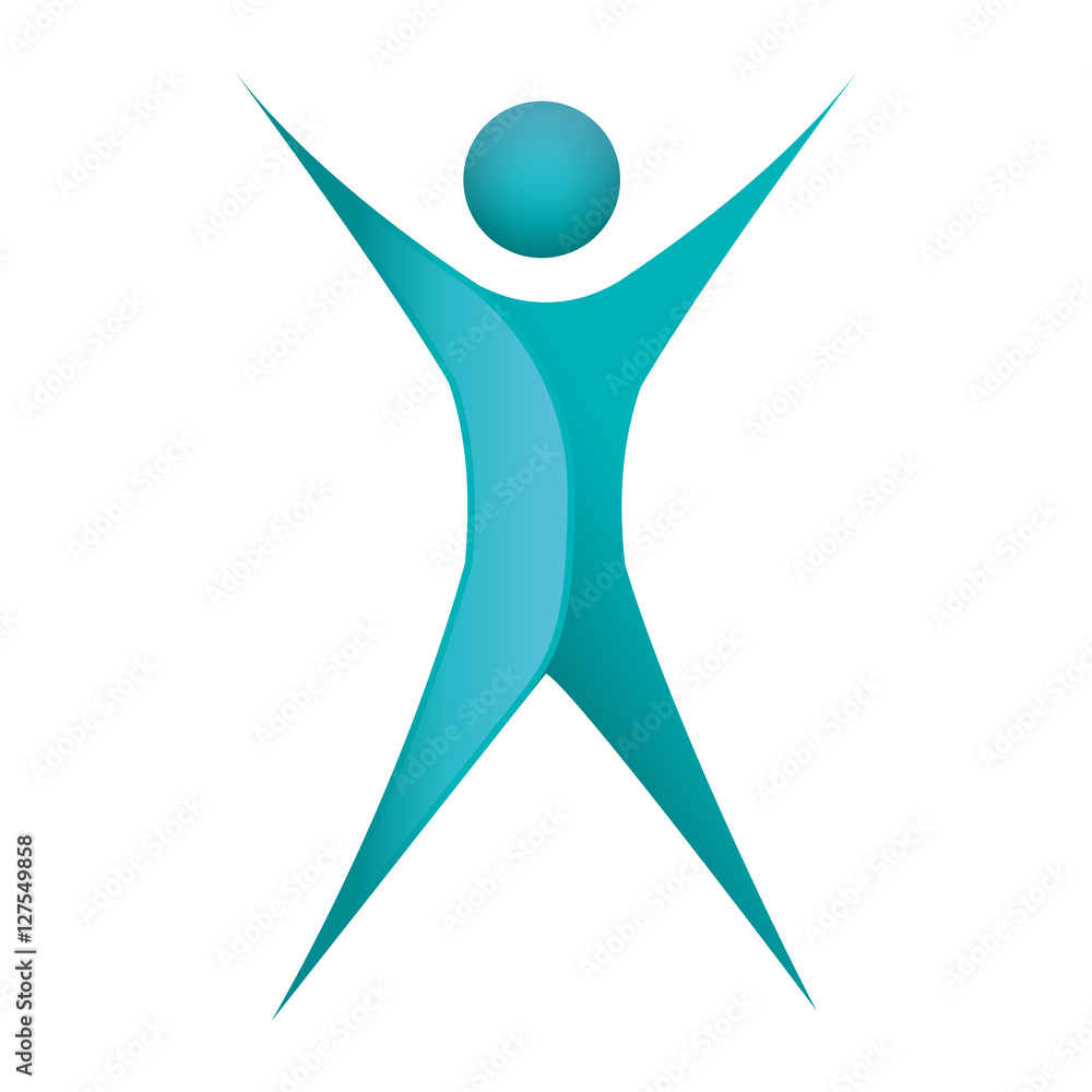 silhouette abstract figure human with complete body vector illustration ...