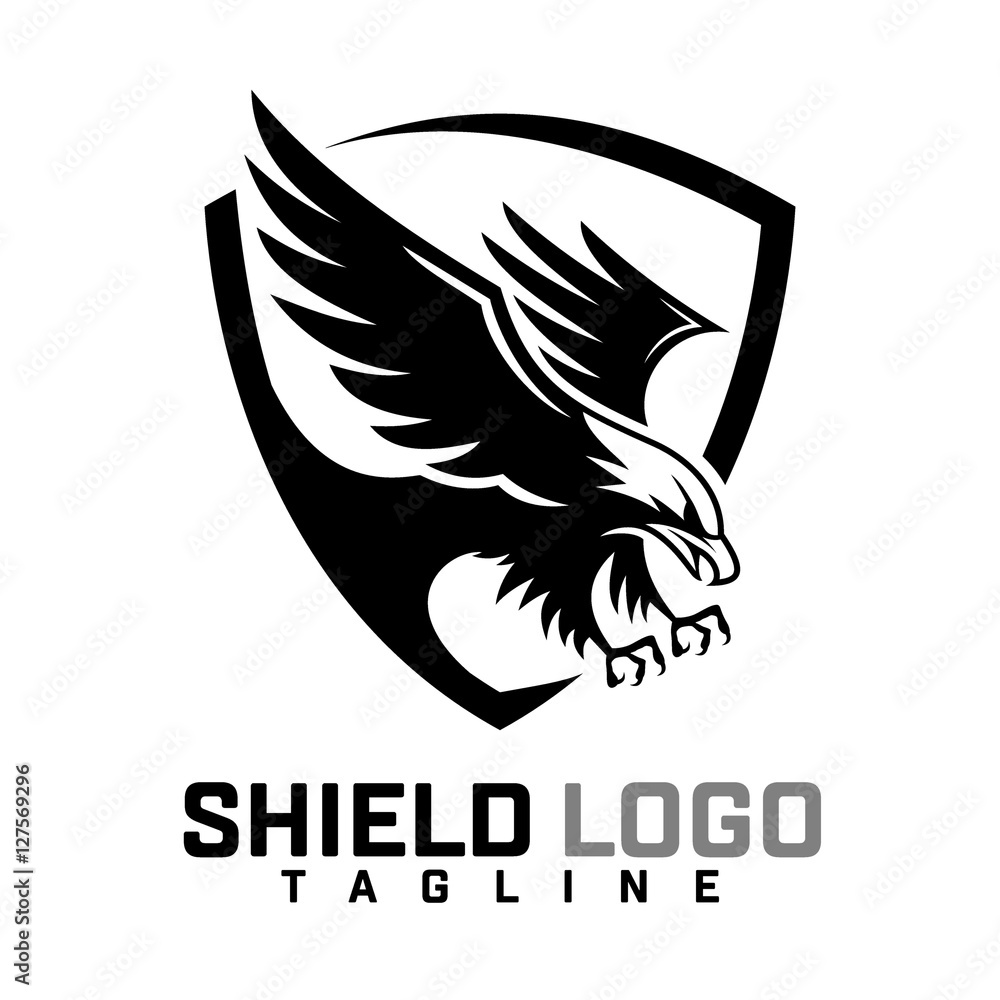 shield logo Stock Vector | Adobe Stock
